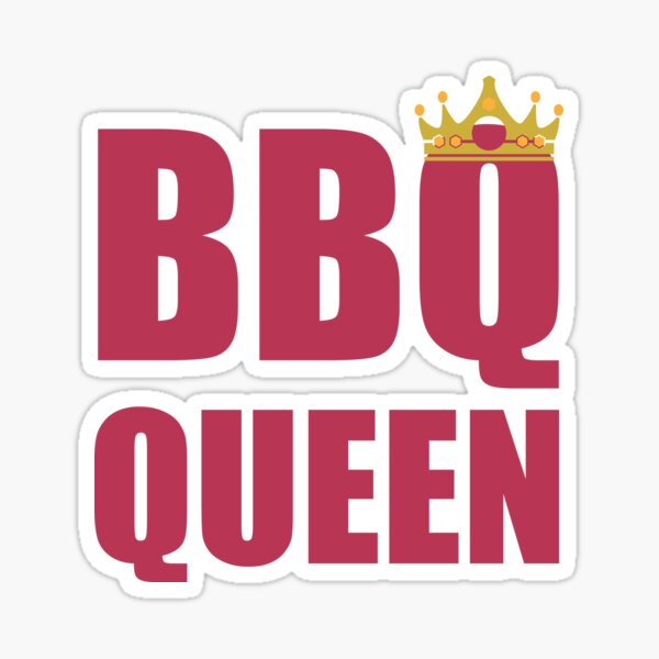"BBQ Queen" Sticker by RoleReversal | Redbubble