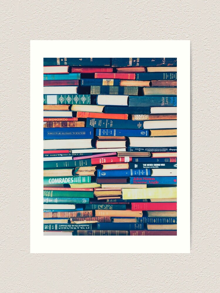 "Stack of Books" Art Print for Sale by shaundesign | Redbubble