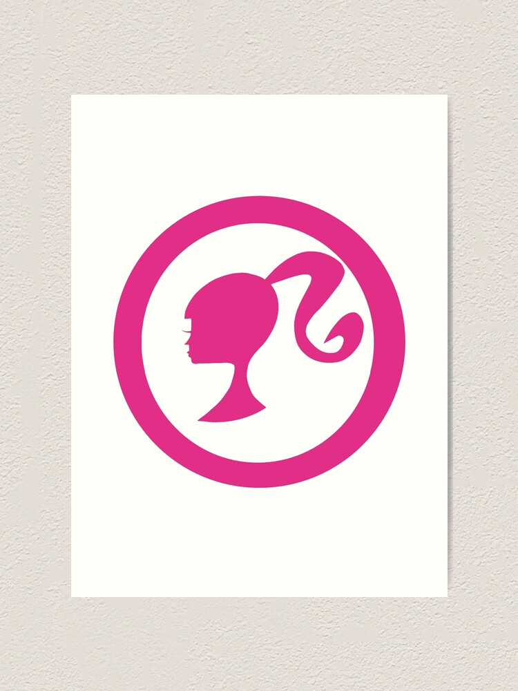 "Pink Barbie Logo" Art Print for Sale by Dcfunmeme | Redbubble