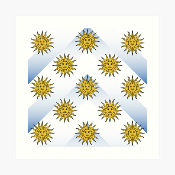 "Argentina Flag Pattern For World Cup" Art Print for Sale by Jtgraphy ...