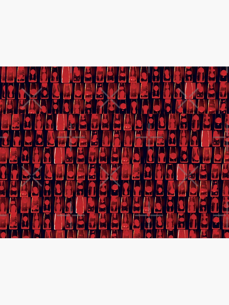 "Red bubble lamp" Sticker by MAREK-Designs | Redbubble