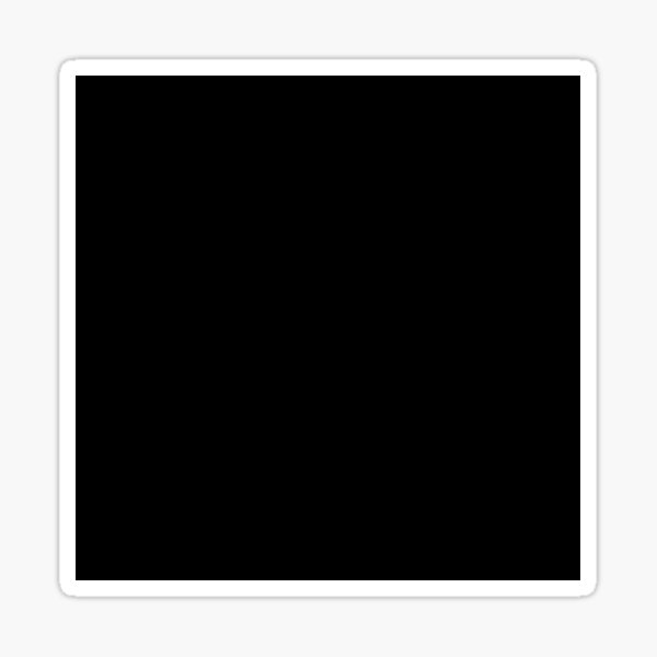 "Black" Sticker by MugenColors | Redbubble