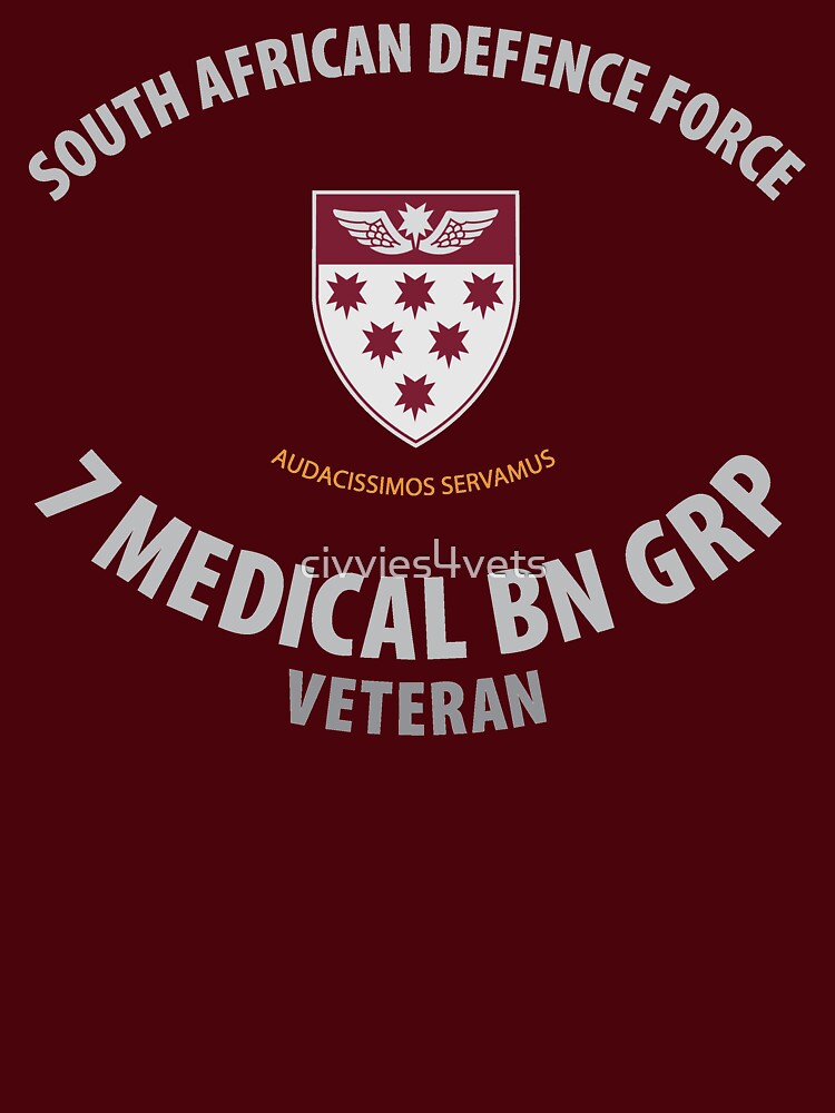 "SADF/SAMS 7 Medical Battalion Group Veteran " Essential T-Shirt for ...