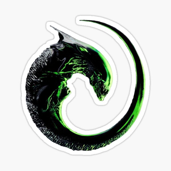 "Alien 3 - Xenomorph Movie poster" Sticker by KingFloki | Redbubble