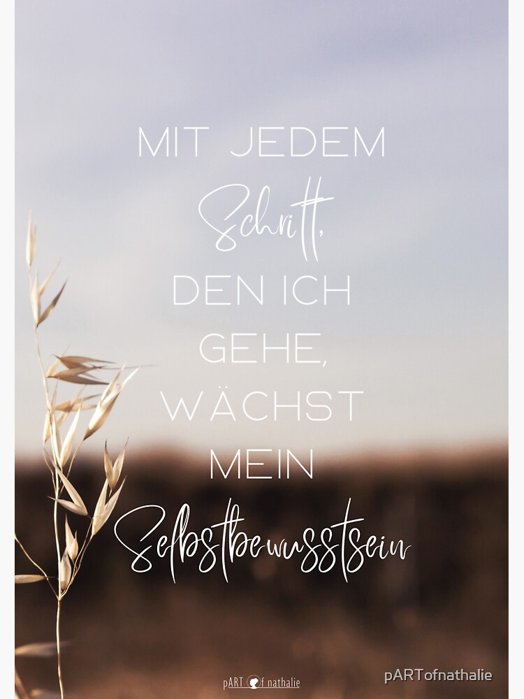 "My self-confidence grows with every step - inspiring, motivating ...