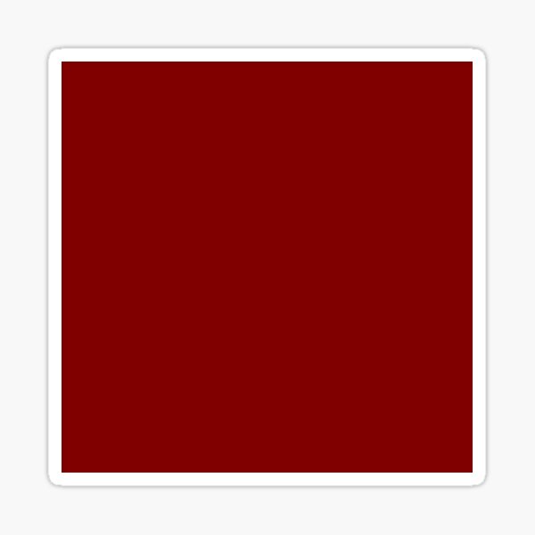 "Maroon" Sticker by MugenColors | Redbubble