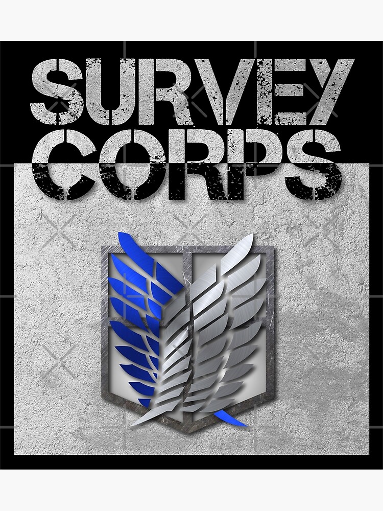 "Survey Corps Logo" Poster for Sale by shadowG2021 | Redbubble