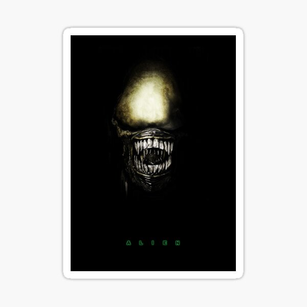 "Alien (1979)" Sticker by AlienFanArt | Redbubble
