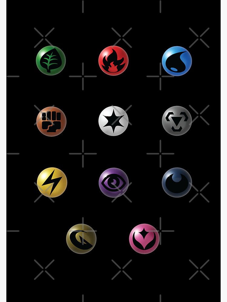 Pokemon Type Symbols Tcg