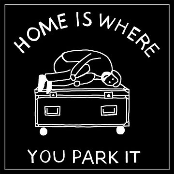 "Sleeping stagehand on flight case. Black Sticker." Sticker for Sale by ...