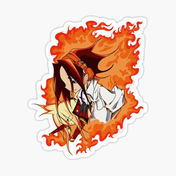 "Asakura Yoh" Sticker by atom1 | Redbubble