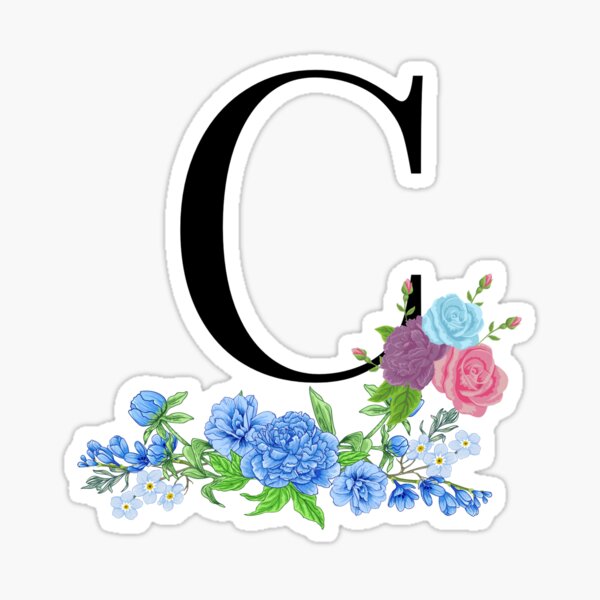 "C LETTER" Sticker by Specialmakes | Redbubble