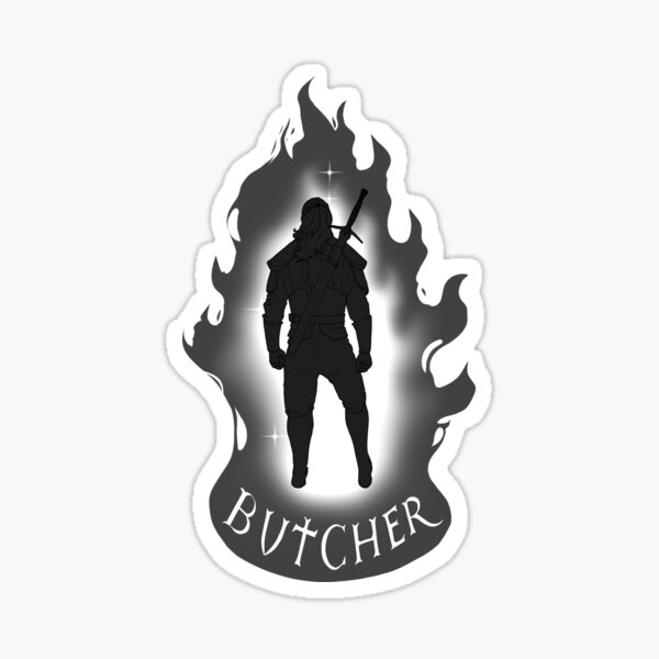 "Butcher" Sticker by mia-scellaneous | Redbubble