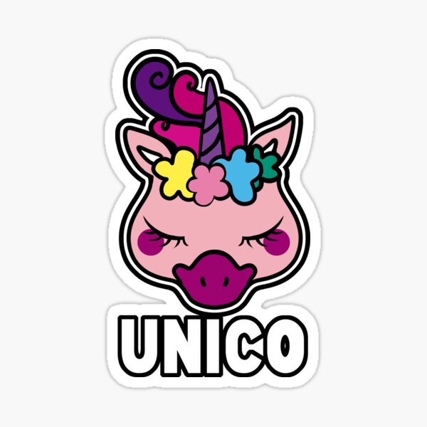 "Unico" Sticker by Factory28 | Redbubble