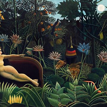 "The Dream - Henri Rousseau" Canvas Print for Sale by starrylite ...