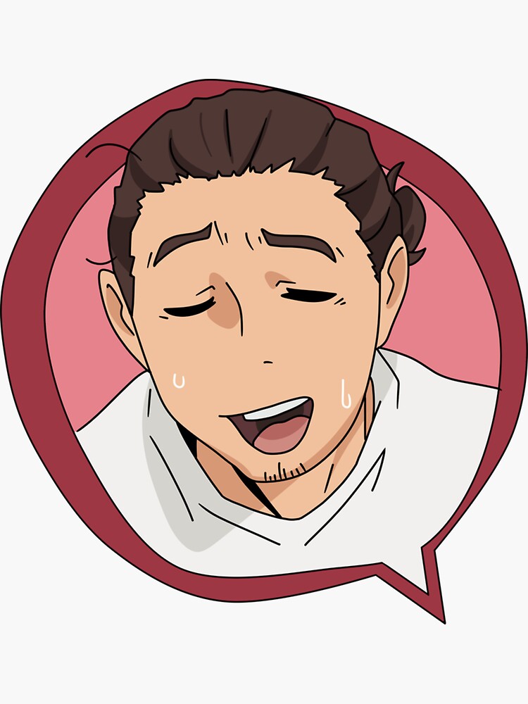 "Haikyuu Commercial Break Asahi Azumane Sticker" Sticker by ethenfran6 ...