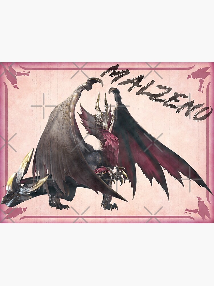 "Monster Hunter Rise: Sunbreak - Malzeno" Poster by VelvetZone | Redbubble