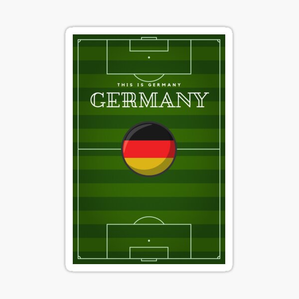 "Germany football" Sticker by Criabrasil | Redbubble