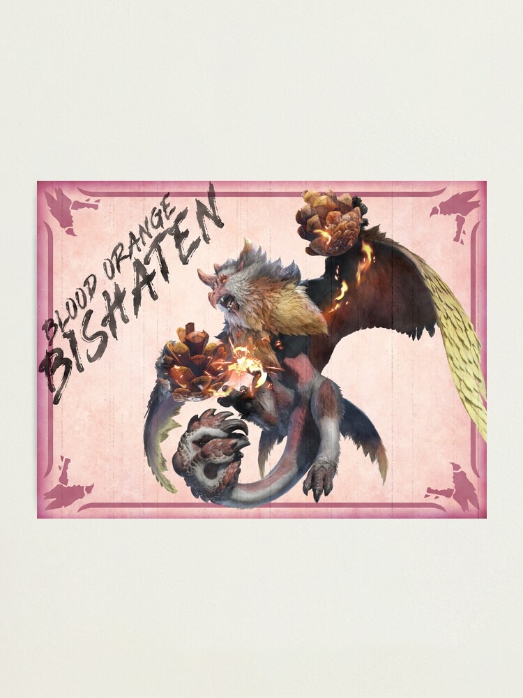"Monster Hunter Rise: Sunbreak - Blood Orange Bishaten" Photographic ...