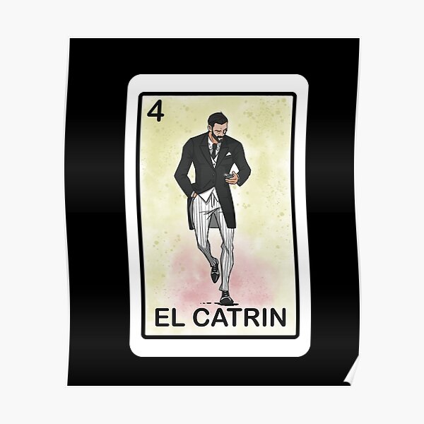 "EL CATRIN ANIME MANGA MEXICAN LOTTERY LOTERÍA CARD" Poster for Sale by ...