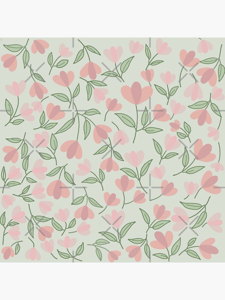 "Floral pattern design (colour palette, color palete)" Poster for Sale ...