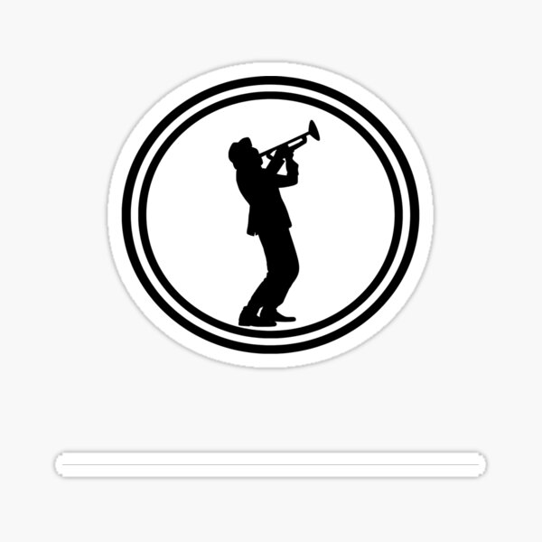 "Jazz Stamp " Sticker for Sale by KungArt | Redbubble