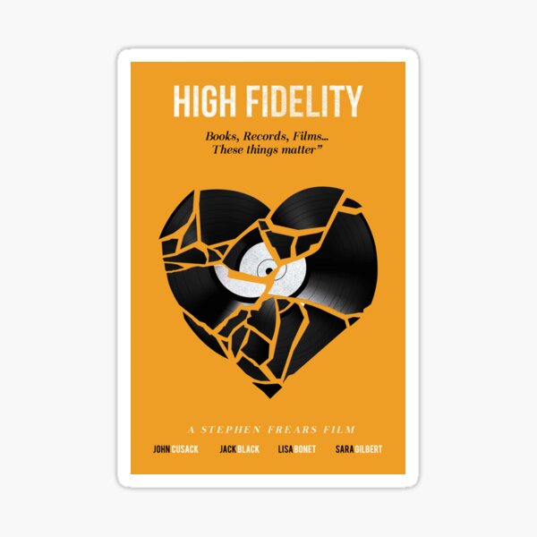 "High Fidelity" Sticker for Sale by FerOjea | Redbubble