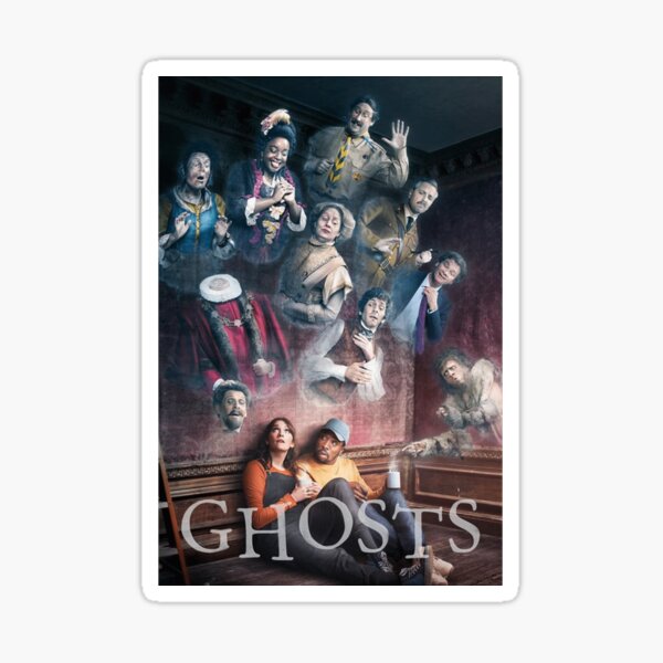 "Ghosts BBC TV show series Classic ." Sticker by martinezjer | Redbubble