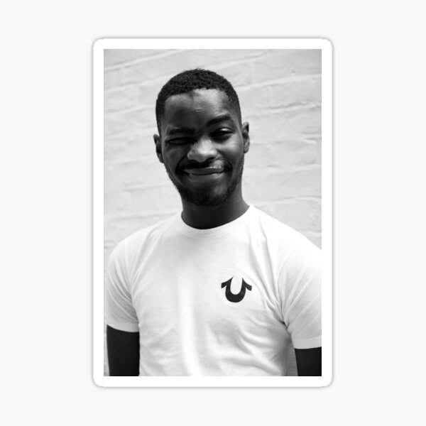 "Dave rapper portrait" Sticker for Sale by DesignedFandom | Redbubble