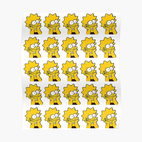 "lisa happy bundle pack" Poster for Sale by artSofie | Redbubble