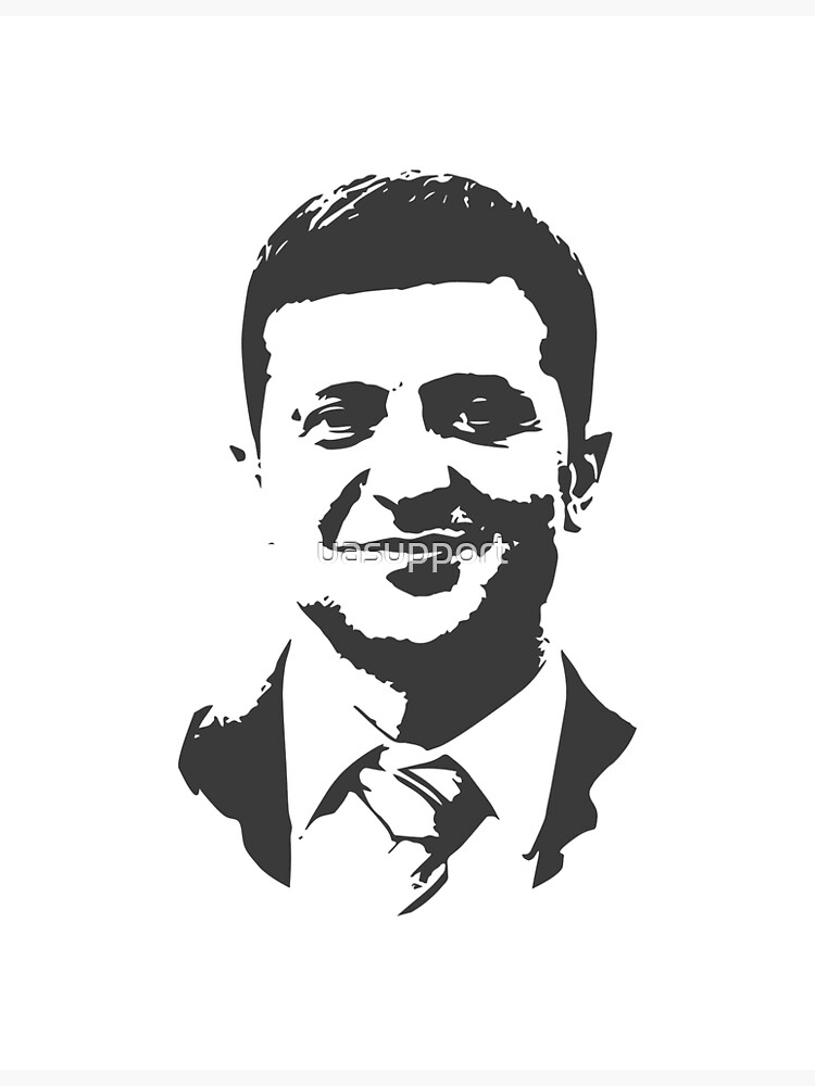 "Volodymyr Zelensky Smiling " Poster by uasupport | Redbubble
