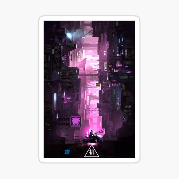 "GITS cyberpunk 2 Classic ." Sticker by martinezjer | Redbubble