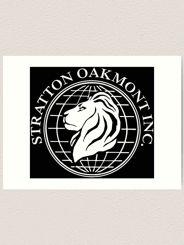 "Stratton Oakmont Inc Lion Logo" Art Print by yassinegzagher | Redbubble
