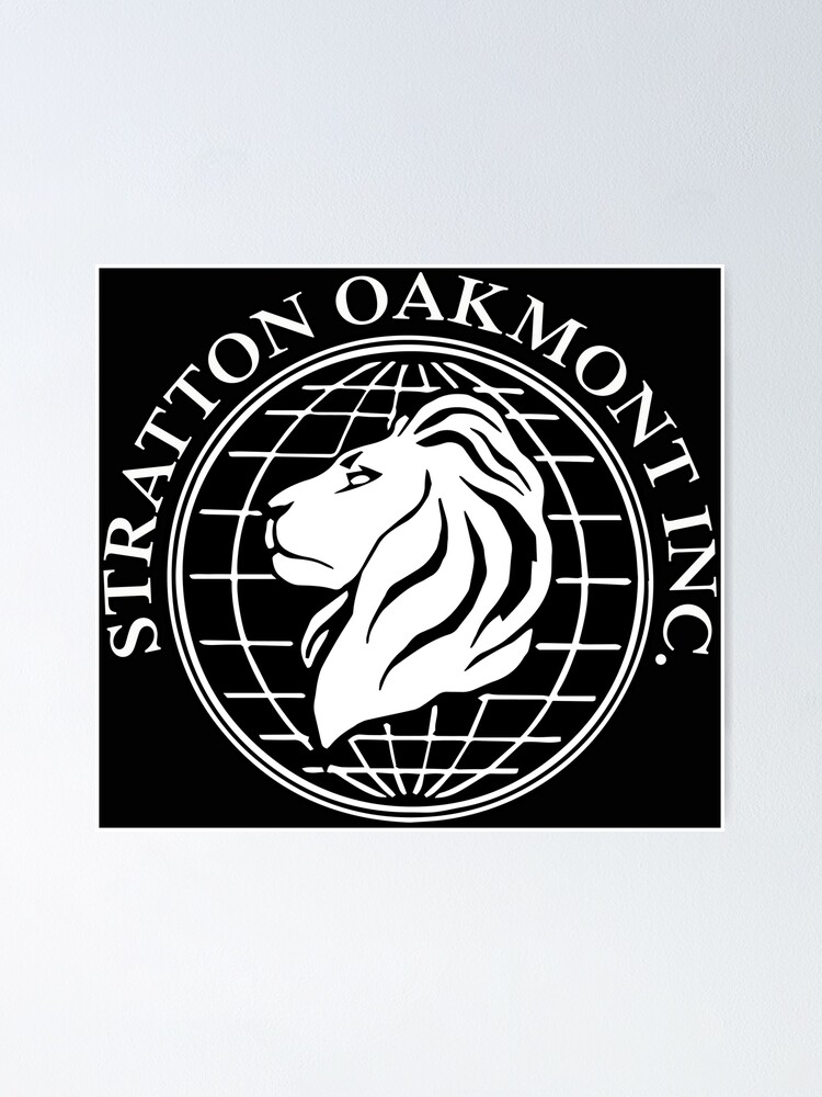 "Stratton Oakmont Inc Lion Logo" Poster for Sale by yassinegzagher ...