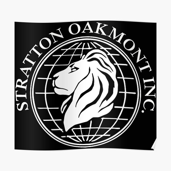 "Stratton Oakmont Inc Lion Logo" Poster for Sale by yassinegzagher ...