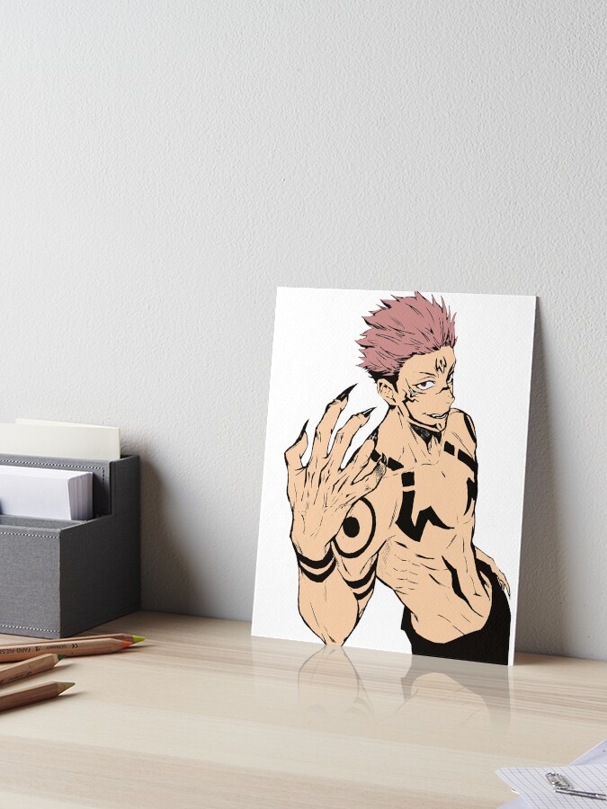 "Sukuna Manga Colored" Art Board Print for Sale by malice7222 | Redbubble