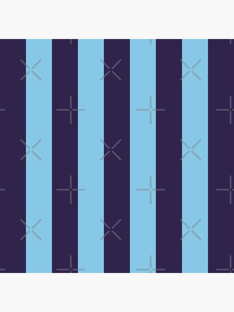 "Medium NAVY and BABY BLUE Vertical STRIPES" Sticker by RachelMacht ...