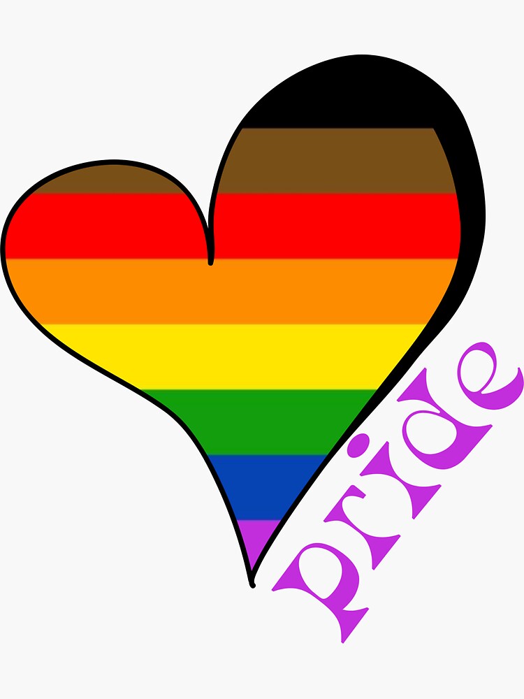 Pegatina «lgbtq Philadelphia Rainbow Pride Flag Igualdad Derechos