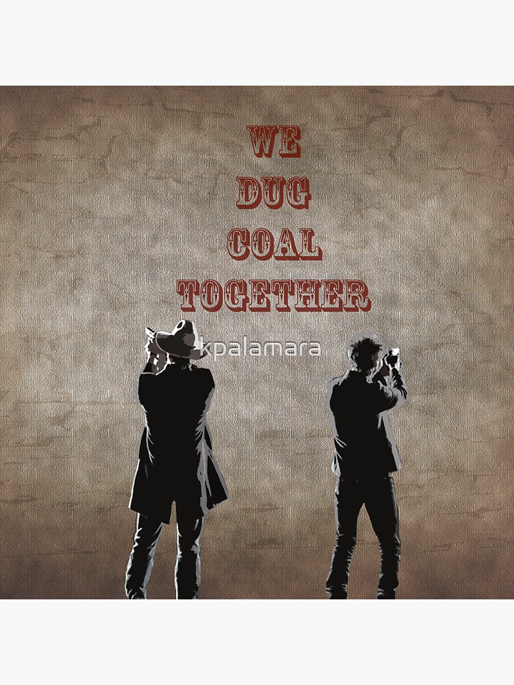 "Raylan Givens and Boyd Crowder " Sticker for Sale by kpalamara | Redbubble