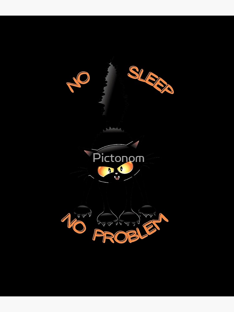 "Cute no problem cat" Poster for Sale by Pictonom | Redbubble