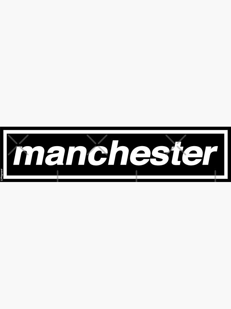"Manchester - OASIS Band Tribute - MADE IN THE 90s" Art Print by ...