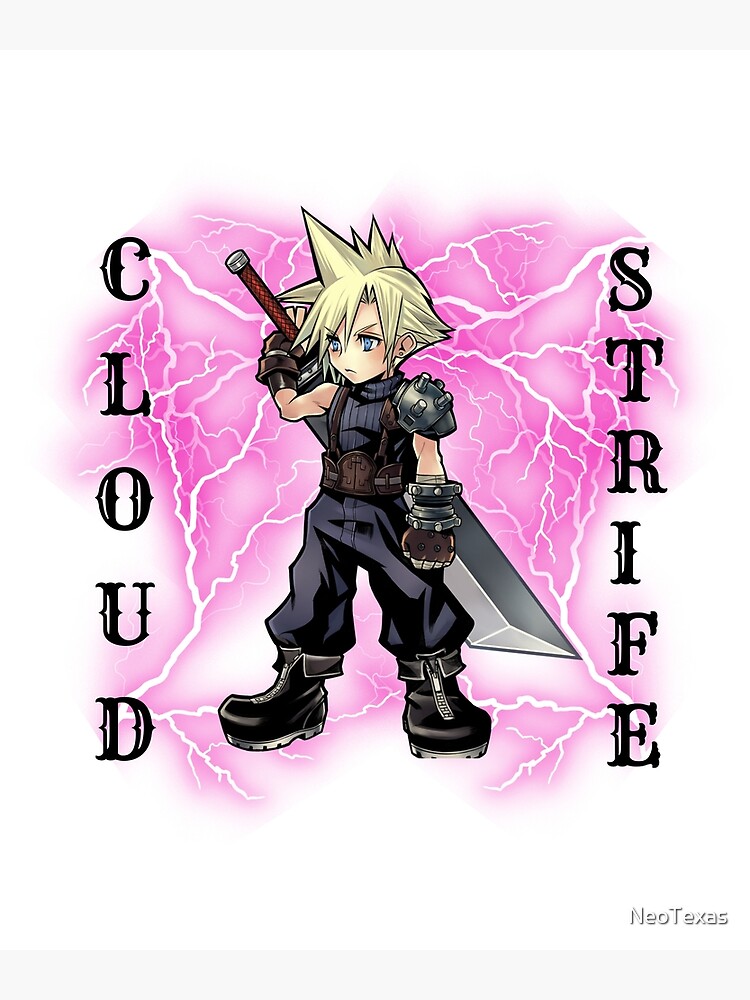 "CLOUD STRIFE FINAL FANTASY" Poster for Sale by NeoTexas | Redbubble