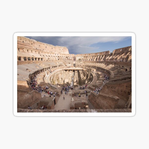 "Roman Colosseum Floor" Sticker by ianmark | Redbubble