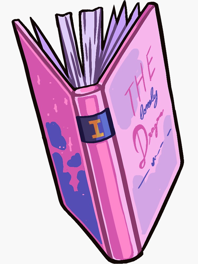 "Pink Story Book" Sticker for Sale by MelTina | Redbubble