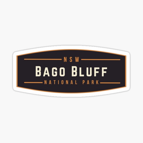 "Bago Bluff National Park" Sticker for Sale by Zaprinda | Redbubble