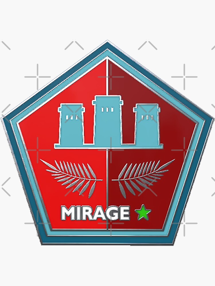 "Mirage" Sticker for Sale by RobBoss | Redbubble