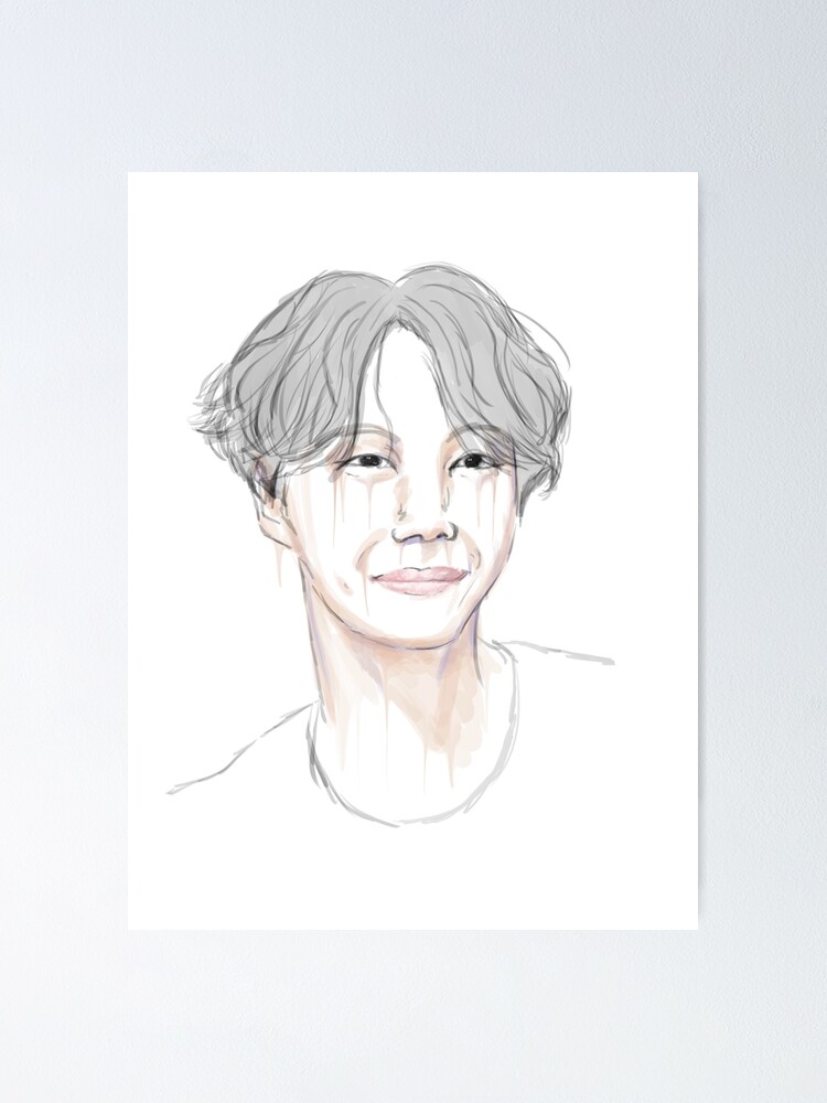"BTS J-Hope Drip" Poster by rinartistic | Redbubble