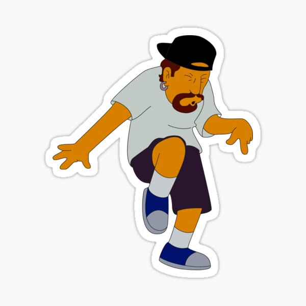 "simpsons hill" Sticker by haakboi | Redbubble