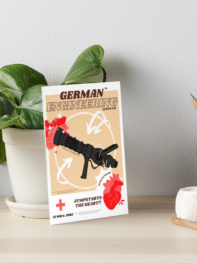 "TF2 Medic German Engineering Propaganda Poster (Sticker, Poster)" Art ...
