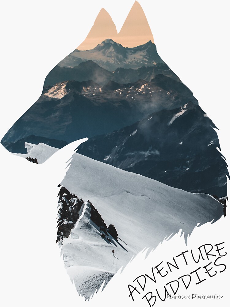 "Adventure Buddies" Sticker for Sale by piKusiofsky | Redbubble